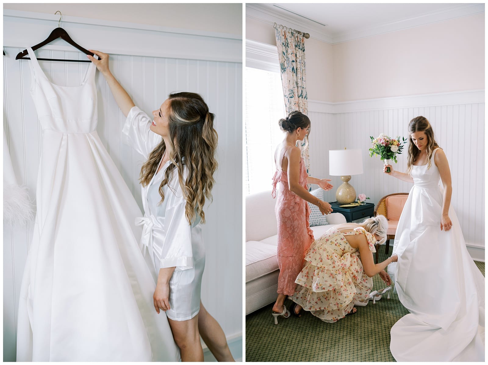 Stunning Peachy Pink Summer Soirée: Princess Anne Country Club Wedding ...