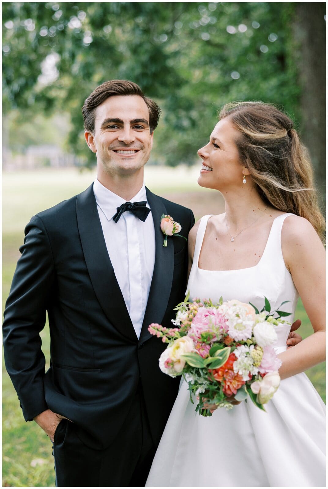 Stunning Peachy Pink Summer Soirée: Princess Anne Country Club Wedding ...